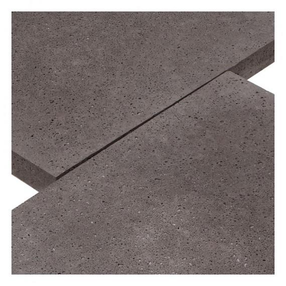 Schellevis tegel Rond 100 cm 8 cm dik Antraciet | Van der Heijden ...